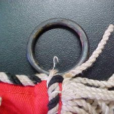 EARLY SS TRUMPET BANNER NSDAP – Reich Relics Militaria